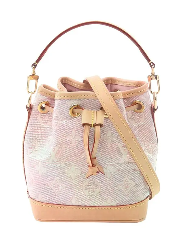 LOUIS VUITTON 2021-2026 Monogram Nano Noe Bucket Bag - Pink