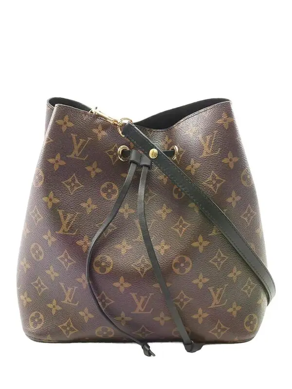 LOUIS VUITTON 2017 Monogram Neonoe Mm Bucket Bag - Brown