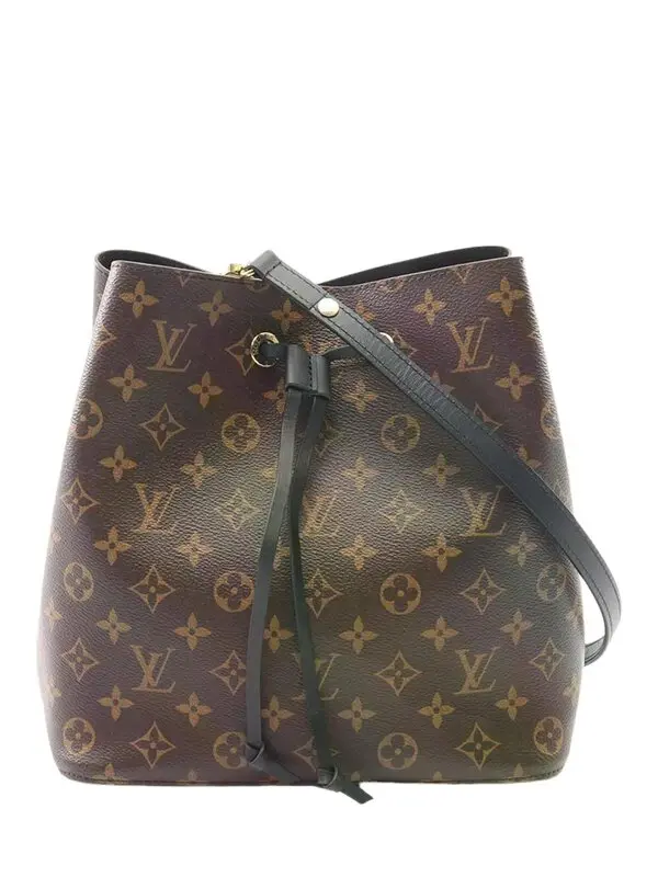 LOUIS VUITTON 2020 Monogram Neonoe Mm Bucket Bag - Brown