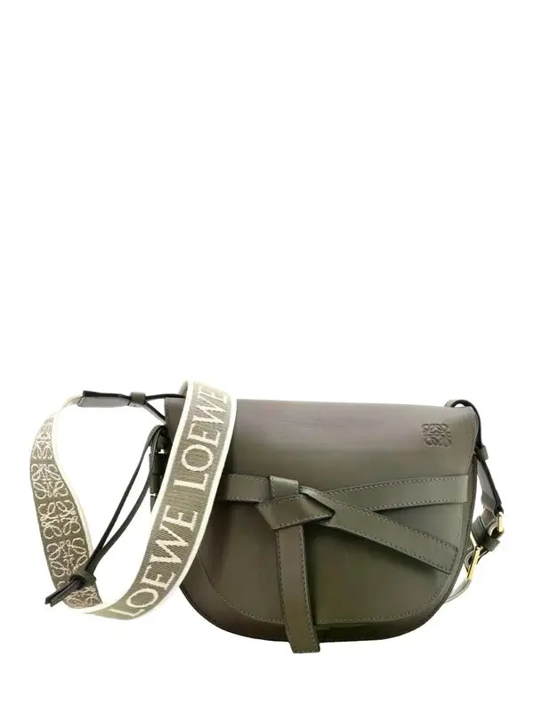 Loewe Gate Dual Shoulder Bag Small - Green
