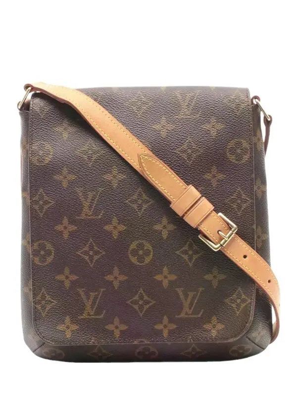LOUIS VUITTON 2001 Monogram Musette Salsa Pm - Brown