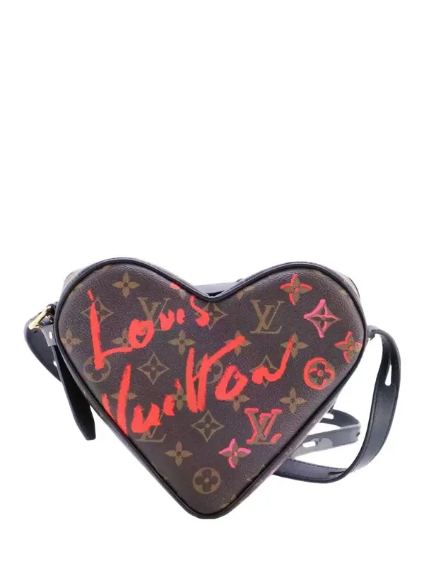 LOUIS VUITTON Coeur Handbag Limited Edition Monogram Canvas - Brown