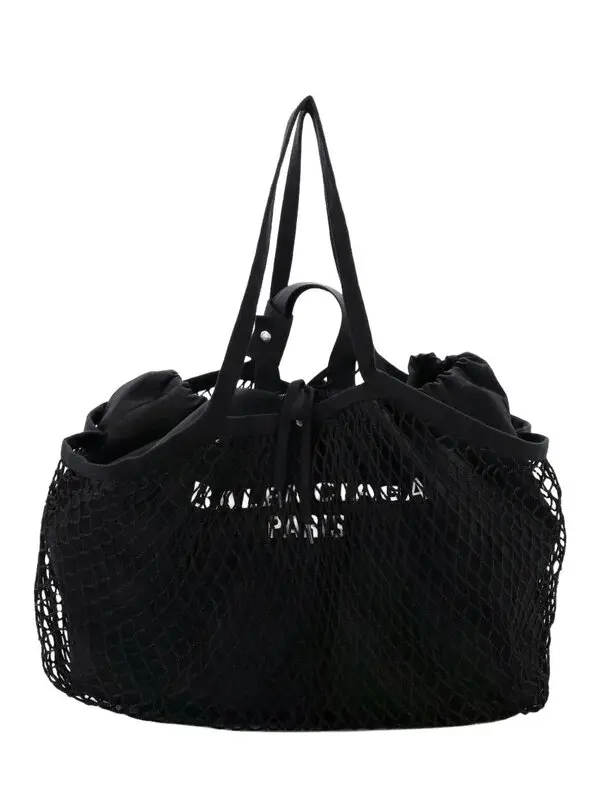 Balenciaga 24/7 Drawstring Medium Tote Bag - Black