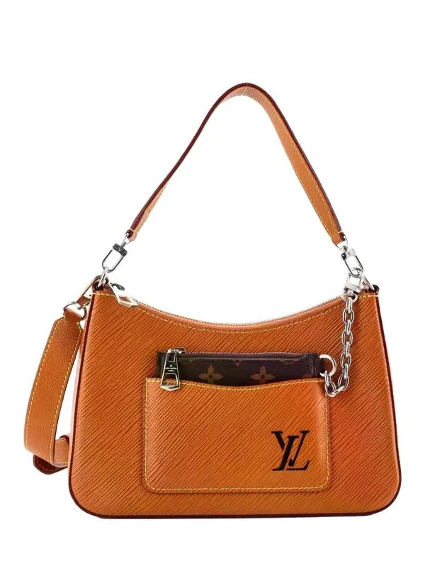LOUIS VUITTON Marelle Handbag Epi Leather Hobo Bag - Brown