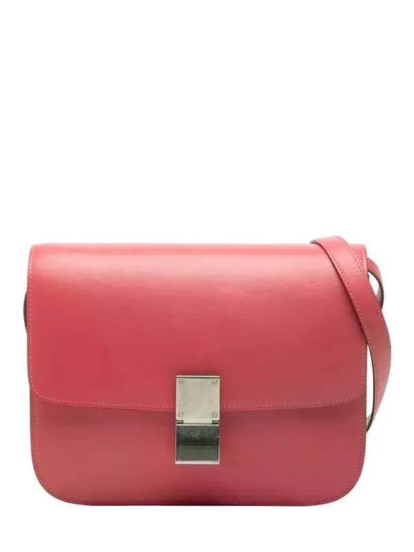 Celine 2017 Medium Classic Box Crossbody Bag - Pink