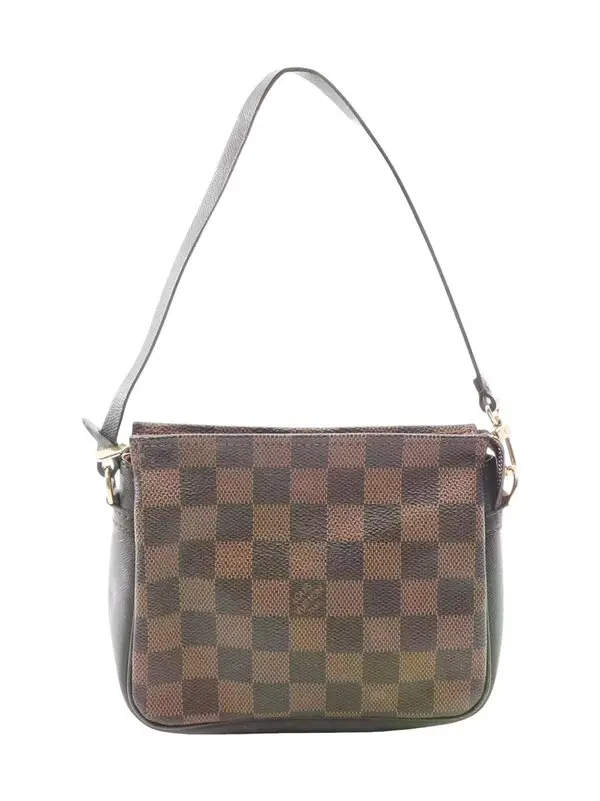 LOUIS VUITTON 2000 Monogram Trousse Pochette Handbag - Brown