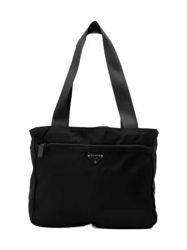 Prada 2000-2013 Tessuto Tote Bag - Black