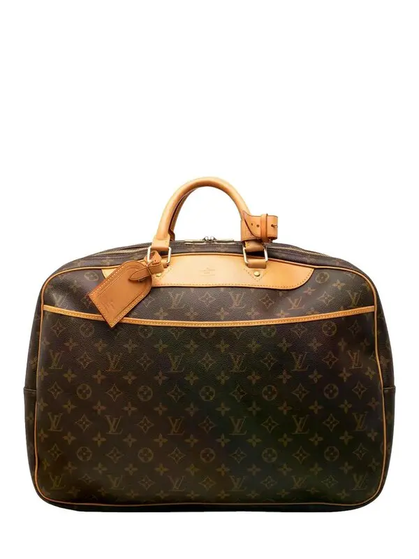 LOUIS VUITTON 2000 Monogram Alize 24 Heures Travel Bag - Brown