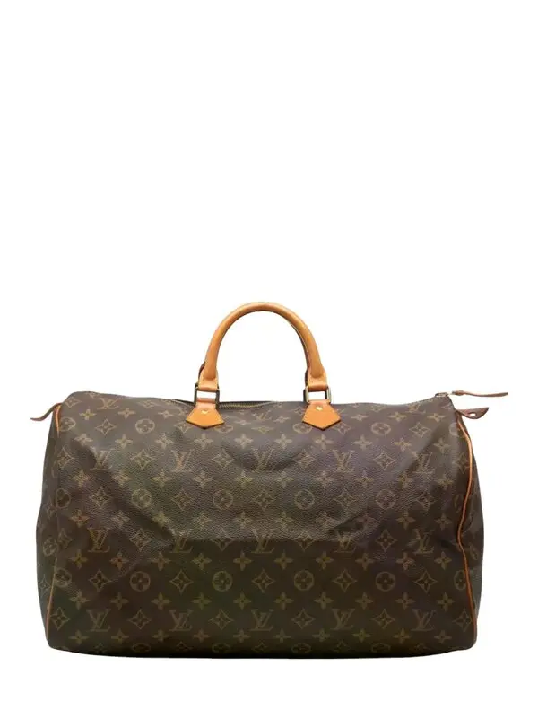 LOUIS VUITTON 1987 Monogram Speedy 40 Boston Bag - Brown