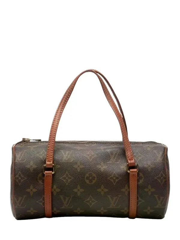 LOUIS VUITTON 1990 Monogram Papillon 26 Handbag - Brown