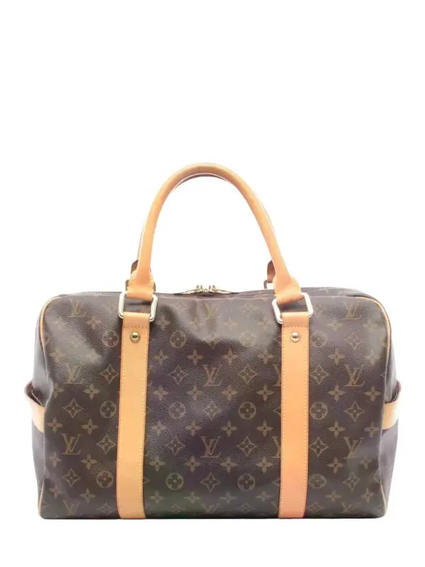 LOUIS VUITTON 2008 Monogram Carryall Travel Bag - Brown