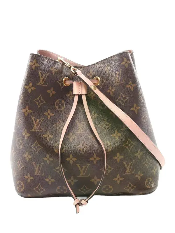 LOUIS VUITTON 2019 Monogram Neonoe Mm Bucket Bag - Brown