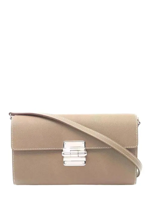 Hermès Charniere Pochette To-go Crossbody Bag - Grey