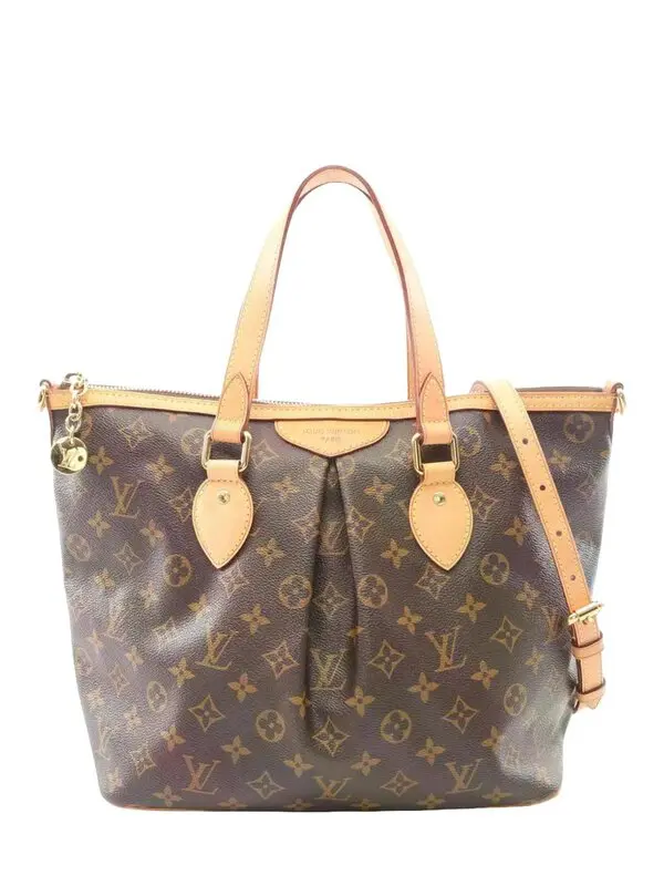 LOUIS VUITTON 2014 Monogram Palermo Pm Handbag - Brown