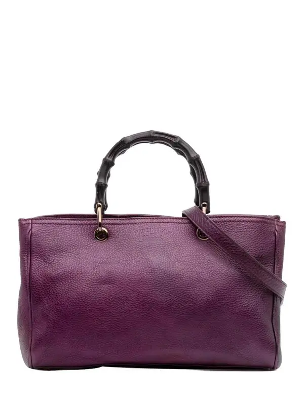 Gucci 2016-2025 Medium Bamboo Shopper - Purple