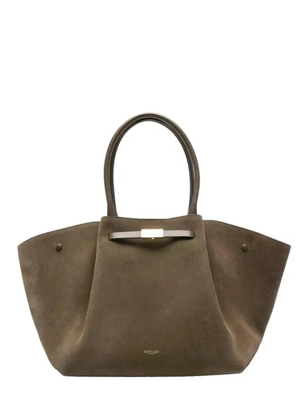 DEMELLIER Suede Tote Bag - Green