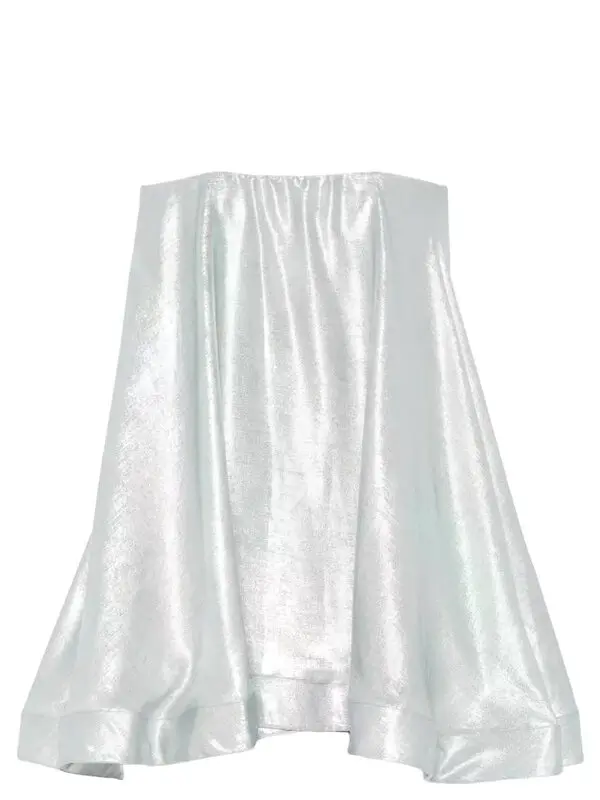 L'IDEE Shimmer Mini Dress - Silver
