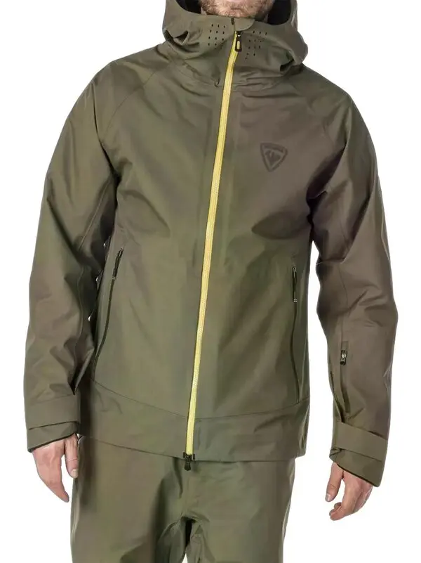 Rossignol Zip-up Hooded Ski Jacket - Green