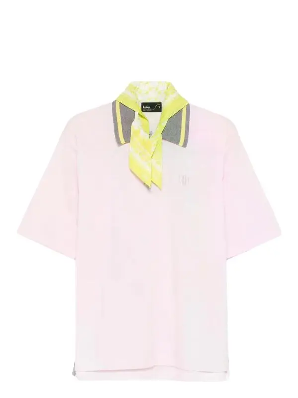 Kolor Logo-embroidered Polo Shirt - Pink
