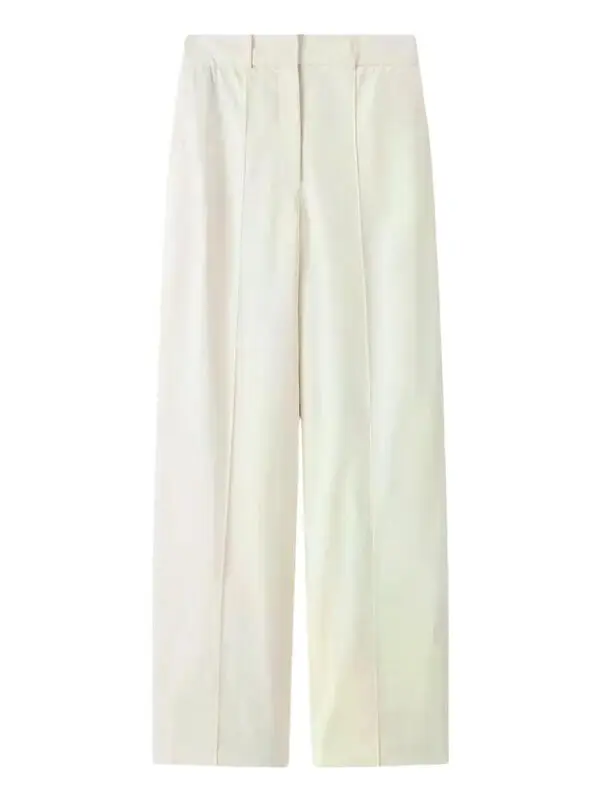 JOSEPH Jnane Wide-leg Trousers - Neutrals