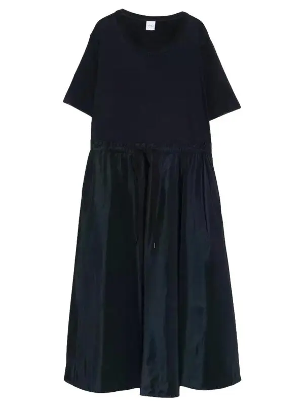 Aspesi Drawstring Midi Dress - Blue