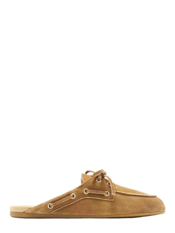 Miu Miu Eyelet Lace-up Loafers - Neutrals
