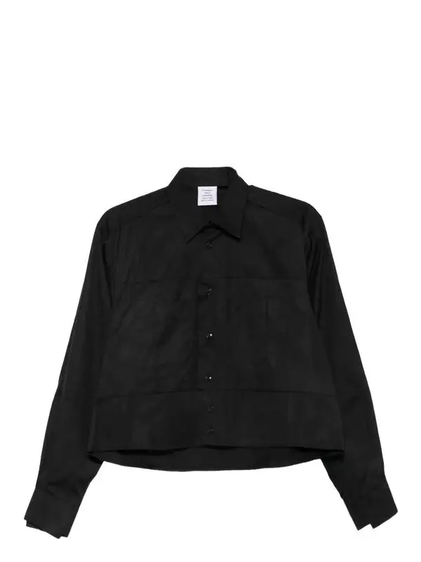 Vetements Pocket Shirt - Black