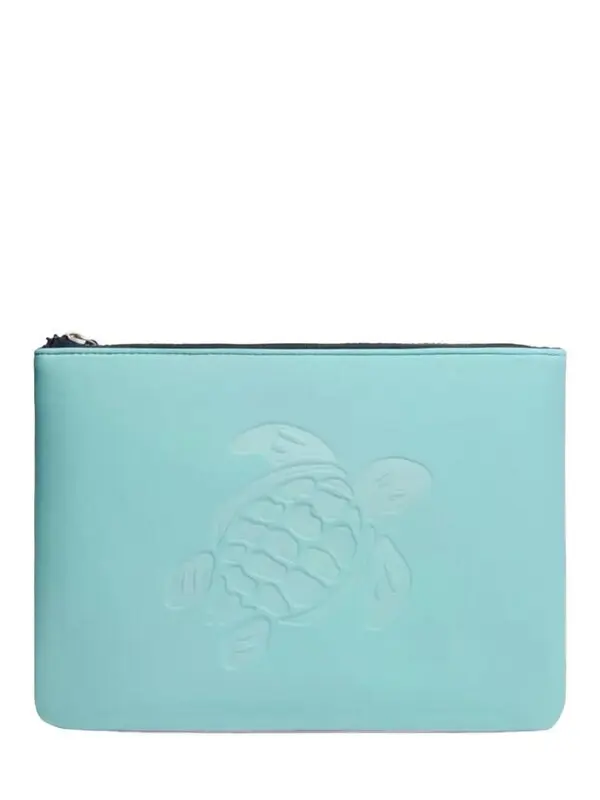 Vilebrequin Turtle Zip Pouch - Blue
