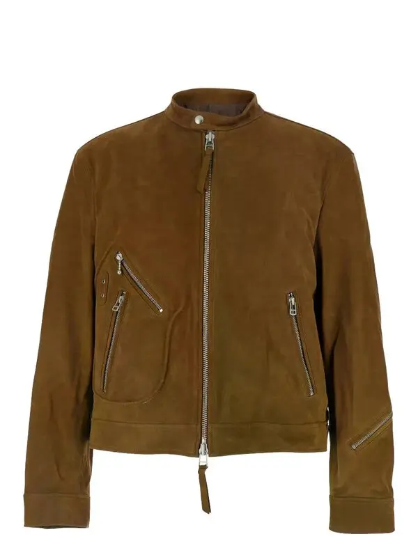 COOR Suede Jacket - Brown