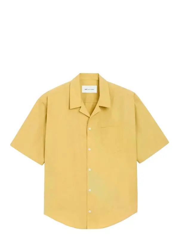 Ami De Coeur Camp-collar Shirt - Yellow