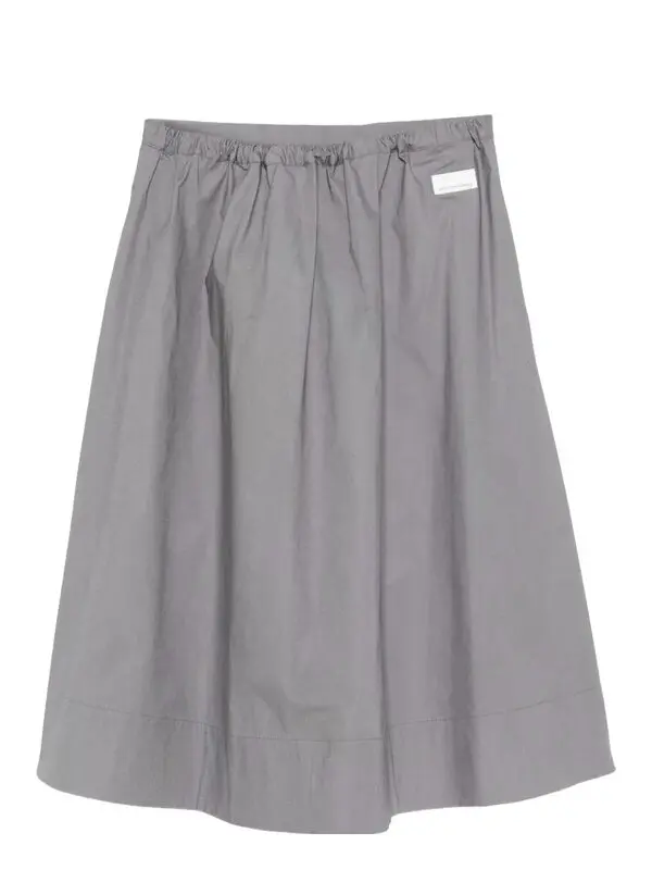 NINE:INTHE:MORNING Nixie Gathered Midi Skirt - Grey