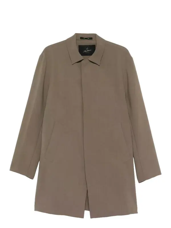 MONTECORE Buttoned Pocket Coat - Green