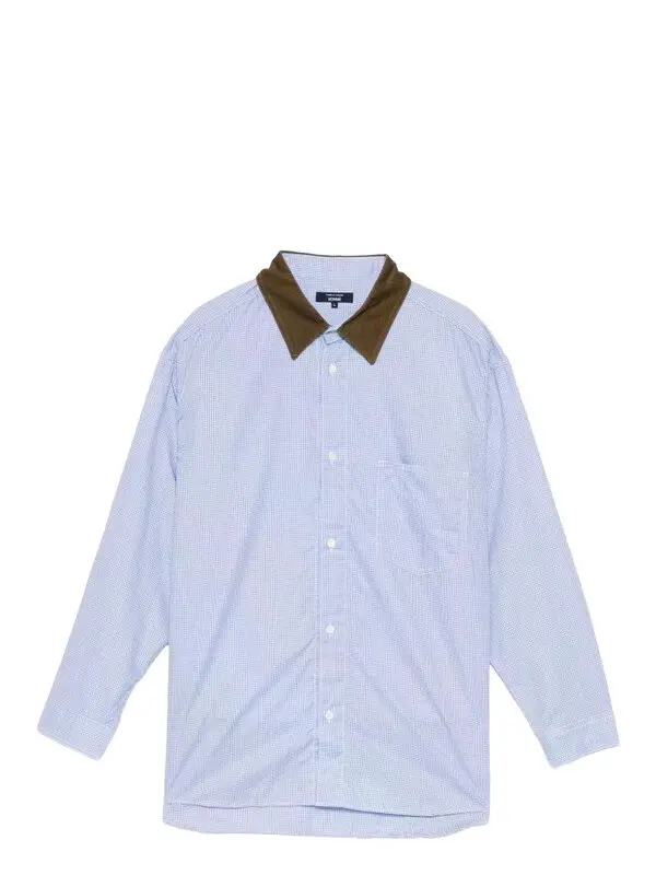 Comme Des Garçons Checked Shirt - Blue