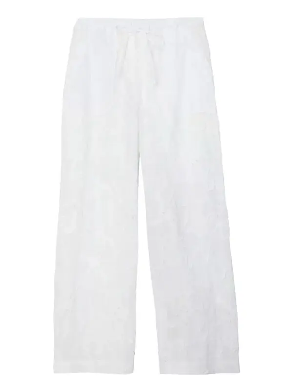 3.1 Phillip Lim Floral Trousers - White