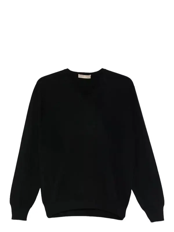 CRUCIANI V-neck Sweater - Black