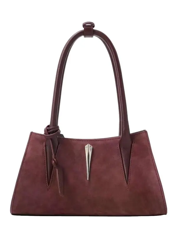 MUGLER Metal-detail Shoulder Bag - Red
