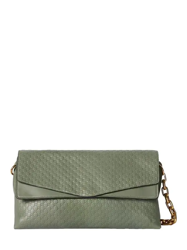 Gucci Chain Shoulder Bag - Green