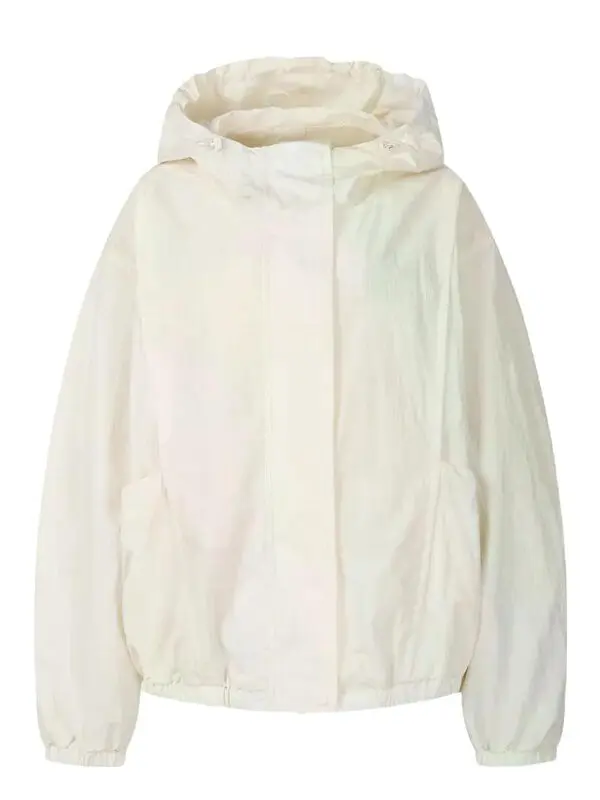 STUDIO TOMBOY Hooded Bomber Jacket - Neutrals