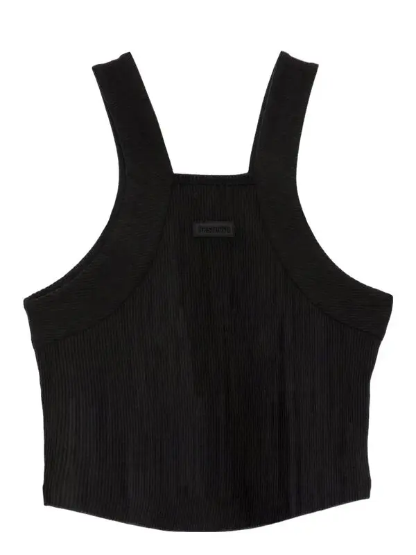 WRSTBHVR Anitra Ribbed Tank Top - Black