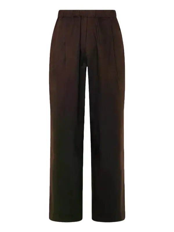LANEUS Wide Trousers - Brown
