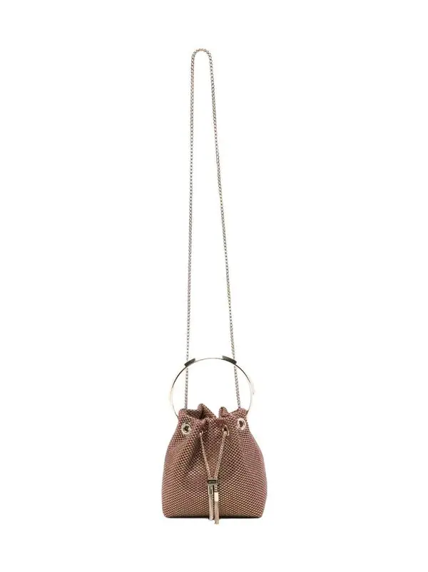 JIMMY CHOO Bon Bon Cross Body Bag - Brown
