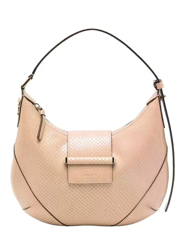 JIMMY CHOO Snakeskin Embossed Tote Bag - Neutrals