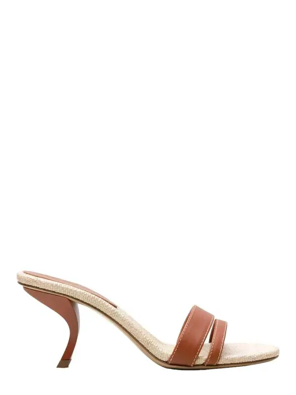 GIABORGHINI Double-strap Sandals - Brown
