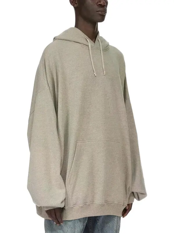 Rick Owens Hun Drawstring Hoodie - Grey