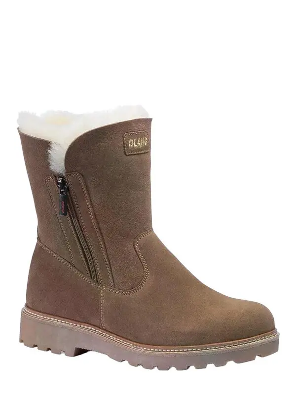 OLANG Agata Zip Boots - Brown