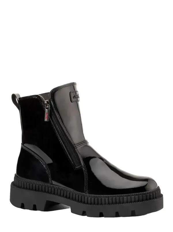 OLANG Palace Zipped Ankle Boots - Black