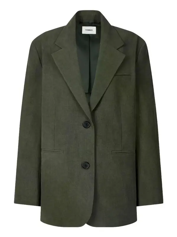 STUDIO TOMBOY Single-breasted Blazer - Green