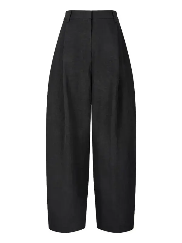 STUDIO TOMBOY Pintuck Trousers - Black