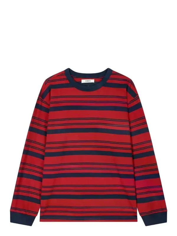 STUDIO TOMBOY Striped Long-sleeve T-shirt - Red