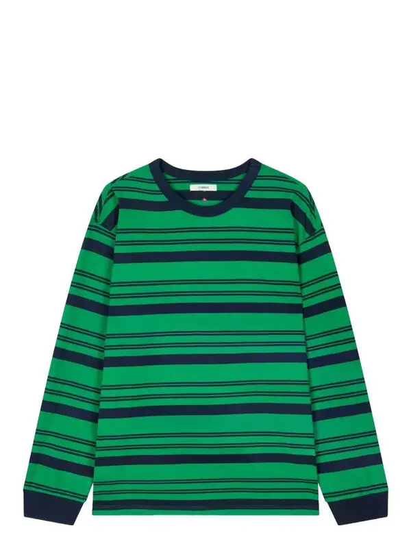STUDIO TOMBOY Striped Long Sleeve T-shirt - Green